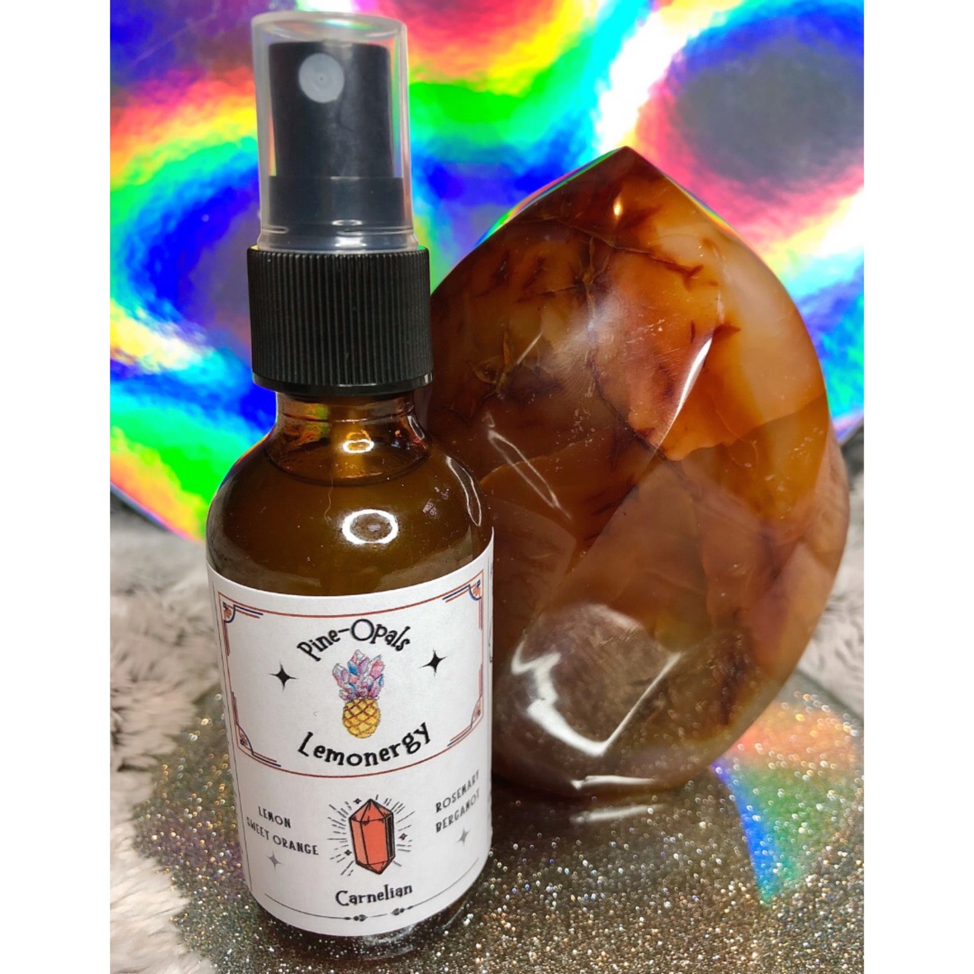 Carnelian: Lemonergy Room Spray | Pine-Opals